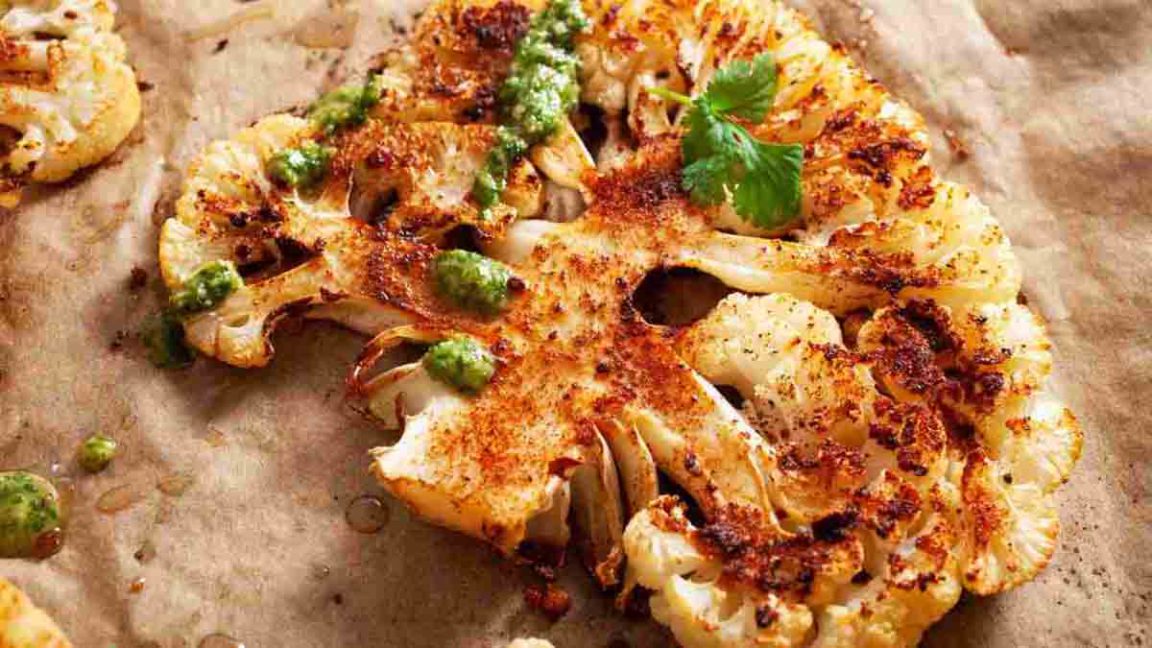 Chou-fleur au four: super bon et diététique