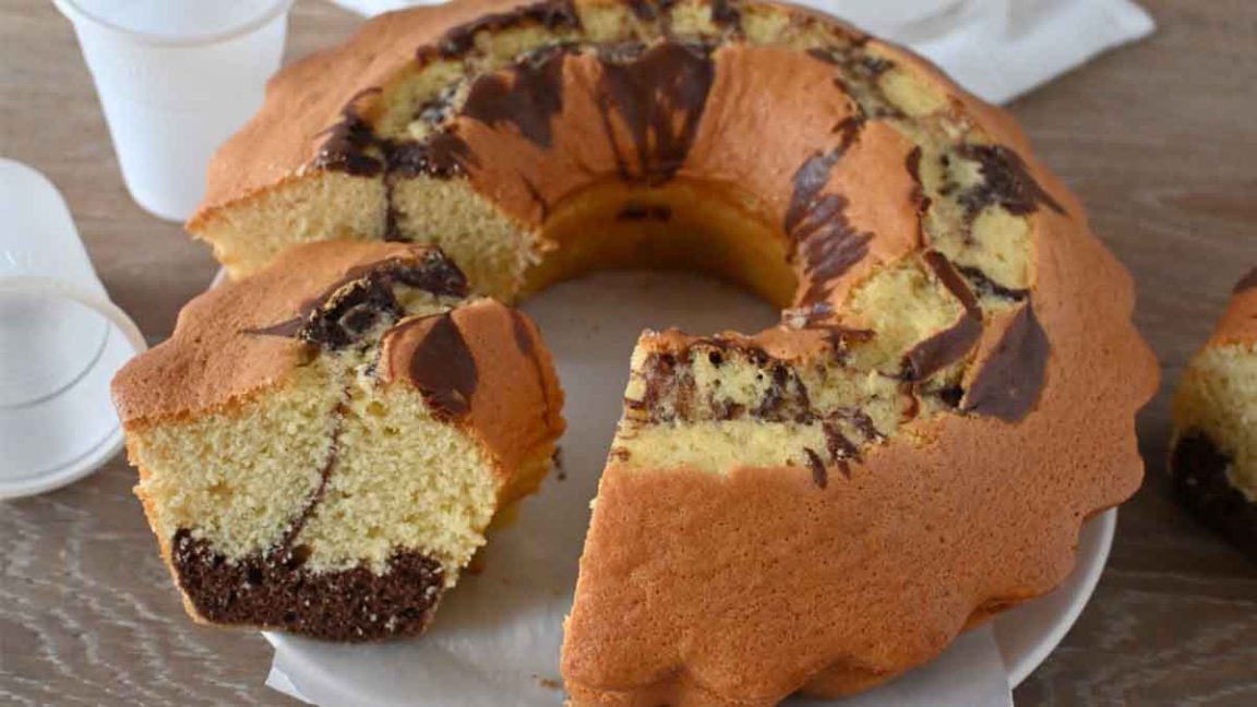 Voici comment faire un gâteau marbré comme chez le pâtissier